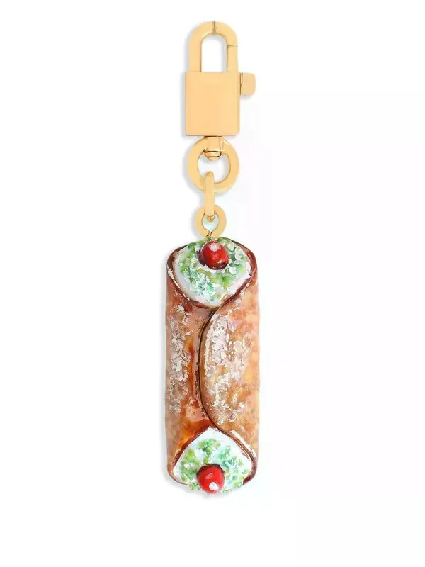 Dolce & Gabbana Cannoli Keyring - Gold
