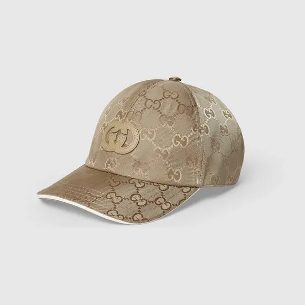 Gucci Gg Nylon Baseball Cap - Beige