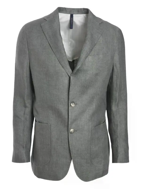 TOMBOLINI Linen Blazer - Green
