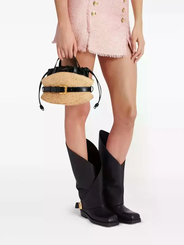Balmain Mini Shuffle Tote Bag - Neutrals