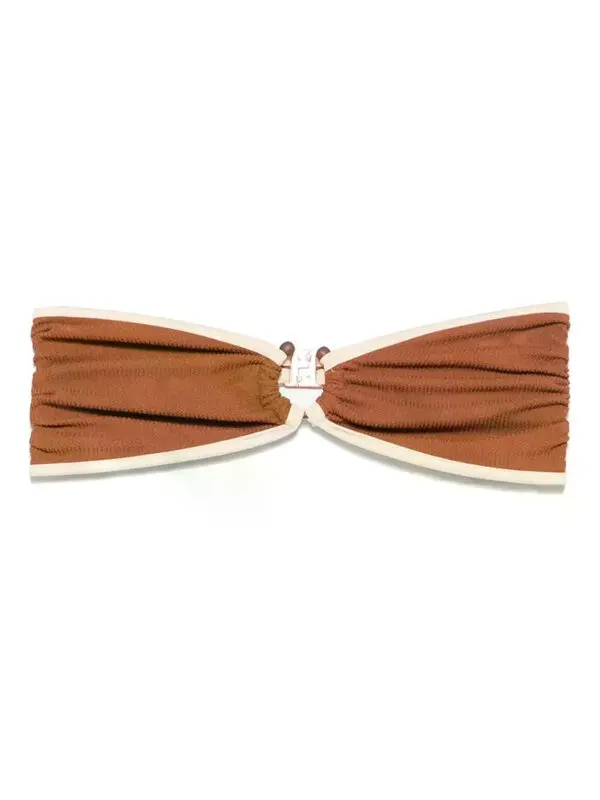 Johanna Ortiz Seawaters Bikini Top - Brown