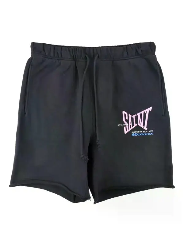 SAINT MXXXXXX Cotton Track Shorts