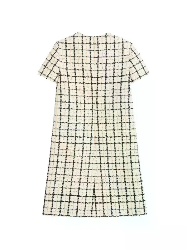 Valentino Garavani Tweed Mini Dress - Neutrals