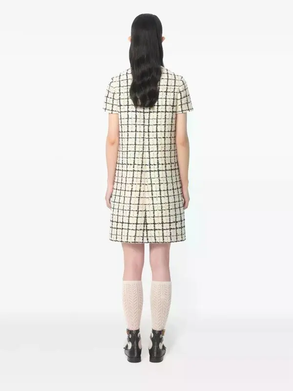 Valentino Garavani Tweed Mini Dress - Neutrals