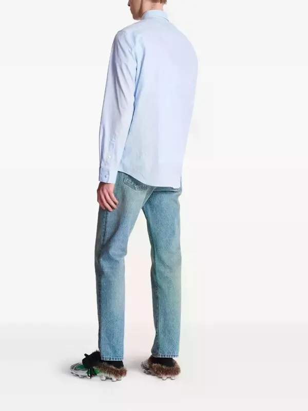 Balmain Logo-embroidered Shirt - Blue