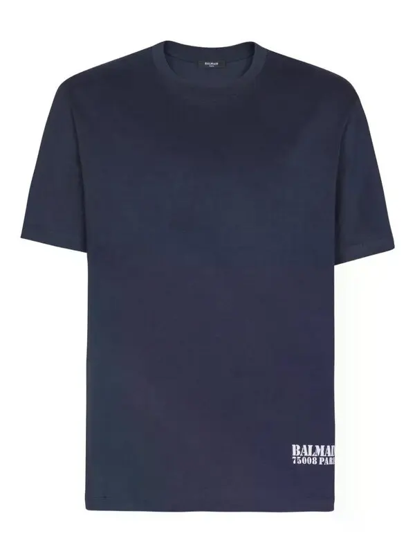 Balmain Logo-stamp T-shirt