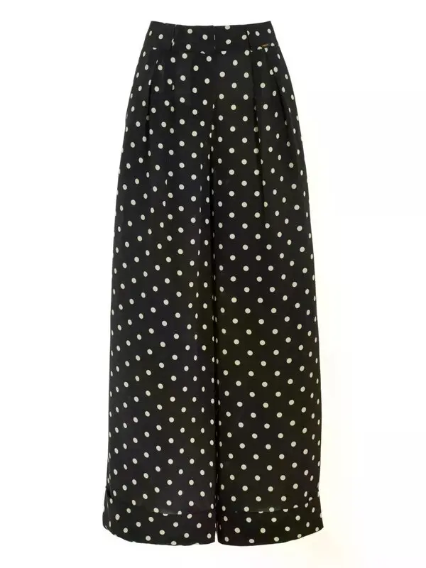 Françoise Mila Polka-dot Trousers