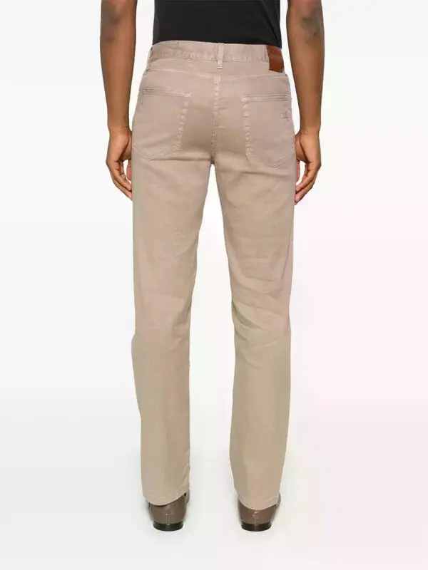 Zegna Cotton Trousers - Brown