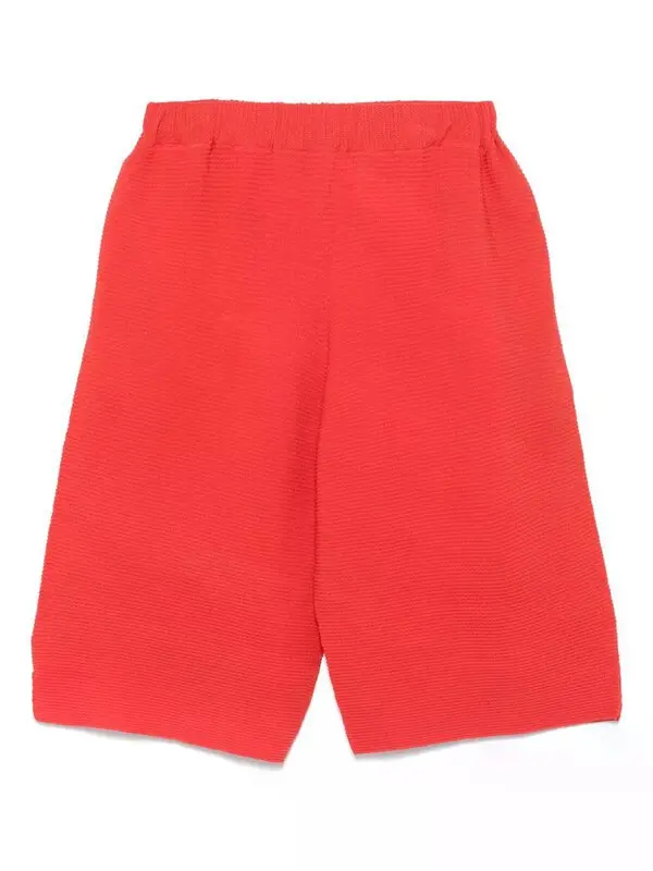 Issey Miyake Cotton Shorts - Red