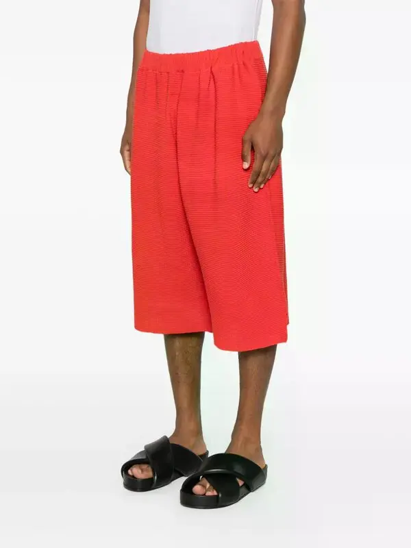 Issey Miyake Cotton Shorts - Red
