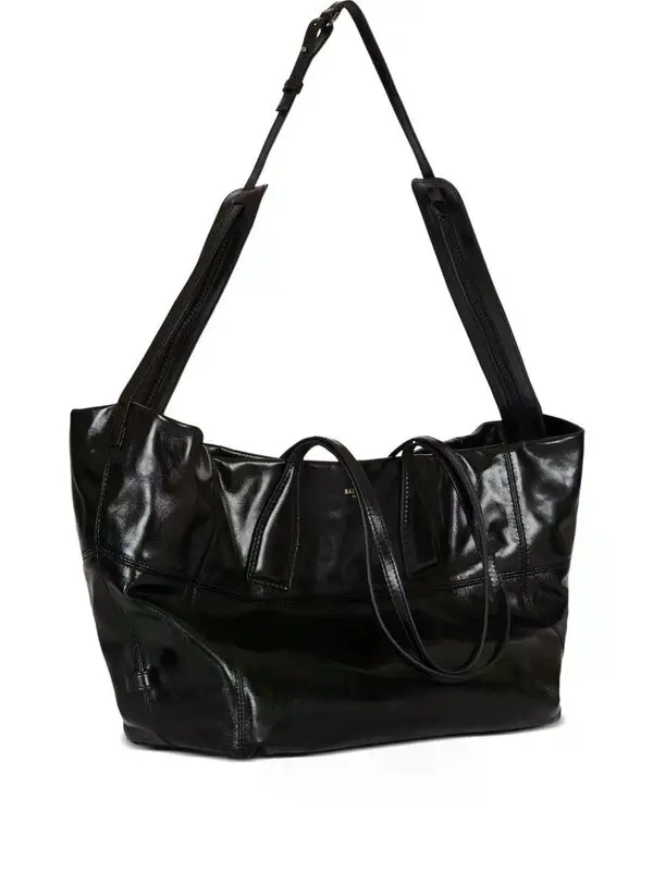 Balmain Track Shoulder Bag - Black