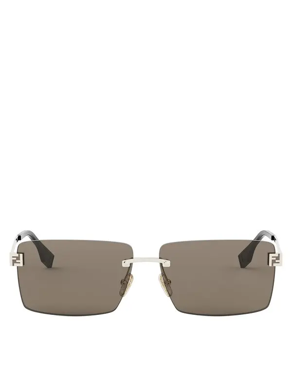 Fendi Sky Rectangle Sunglasses, 60mm