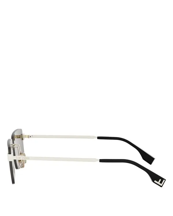 Fendi Sky Rectangle Sunglasses, 60mm