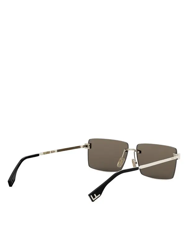 Fendi Sky Rectangle Sunglasses, 60mm