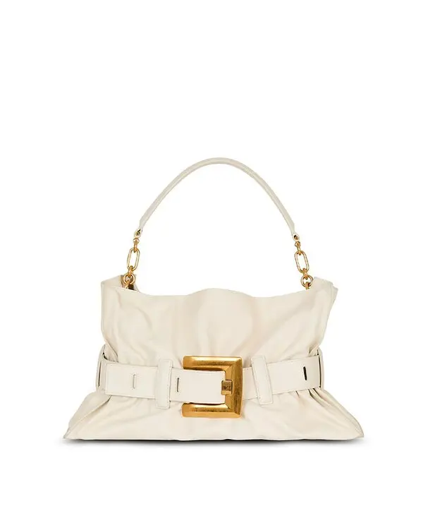 Balmain Medium Anthem Shoulder Bag - White