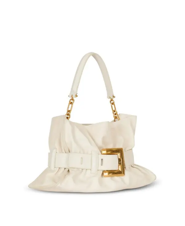 Balmain Medium Anthem Shoulder Bag - White