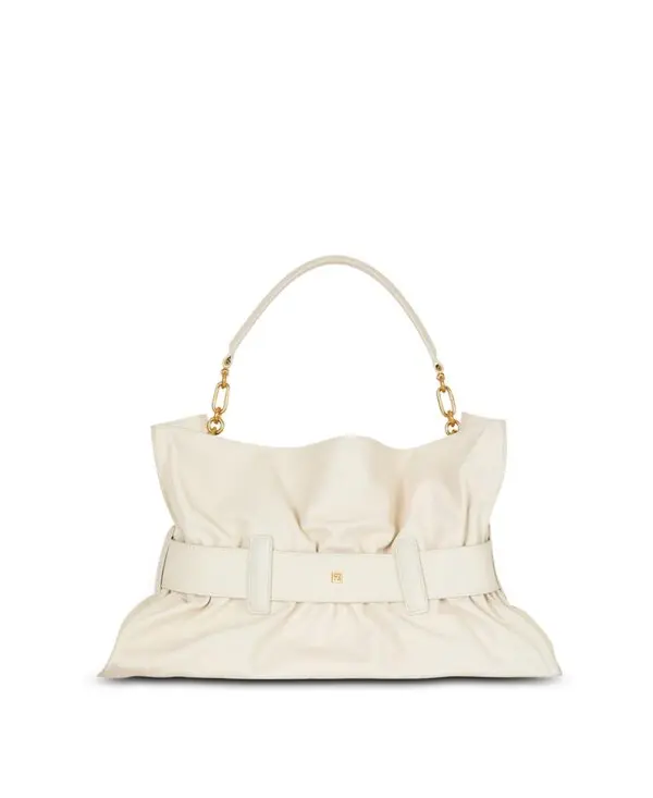 Balmain Medium Anthem Shoulder Bag - White