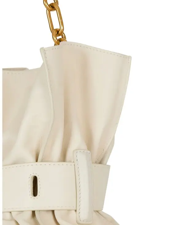 Balmain Medium Anthem Shoulder Bag - White