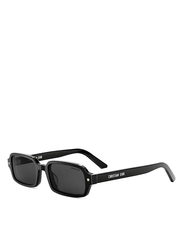 Dior Diorpacifics3i Rectangle Sunglasses - Black/smoke