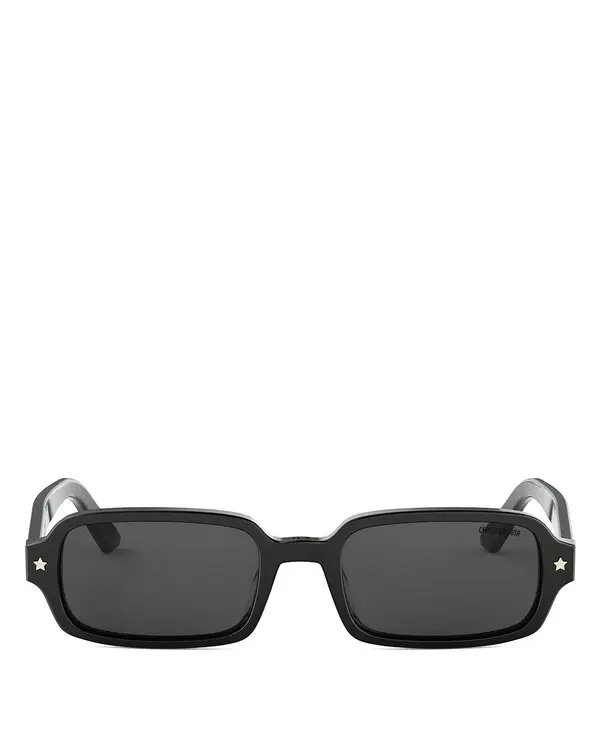 Dior Diorpacifics3i Rectangle Sunglasses - Black/smoke