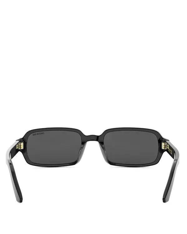 Dior Diorpacifics3i Rectangle Sunglasses - Black/smoke