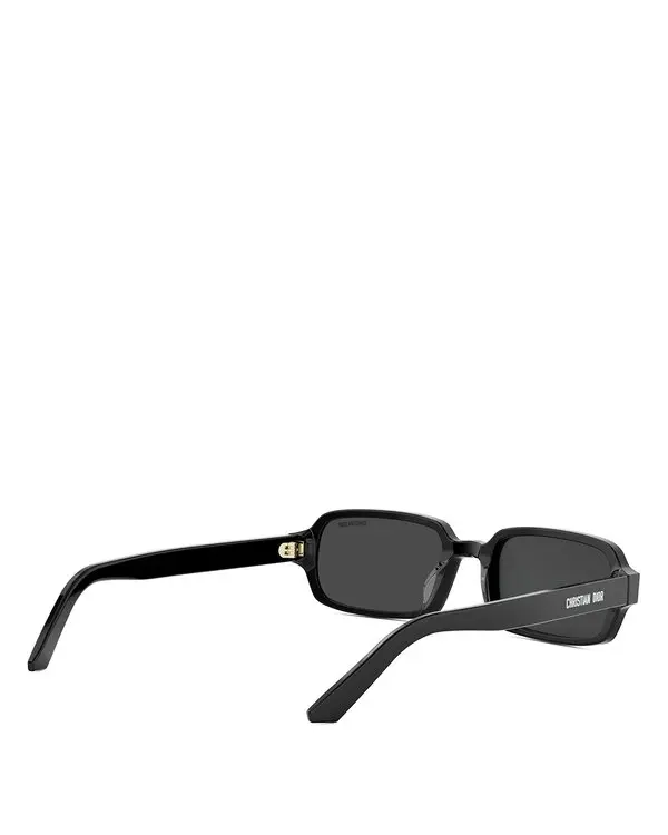 Dior Diorpacifics3i Rectangle Sunglasses - Black/smoke