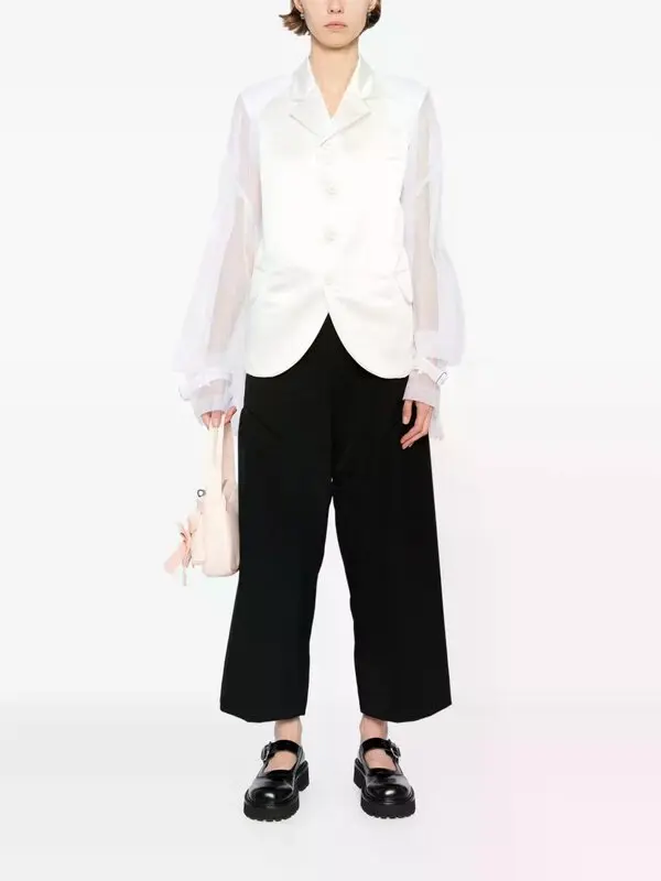 Comme Des Garçons Wide Leg Trousers