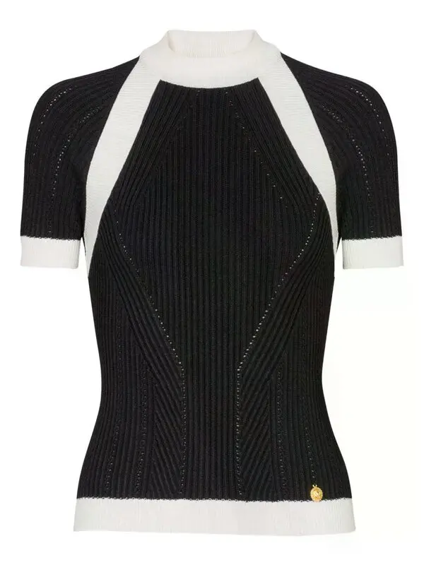 Balmain Short-sleeved Knit Top