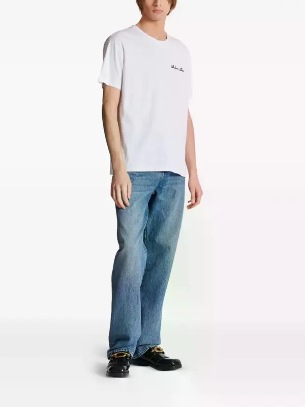Balmain Embroidered Signature T-shirt - White
