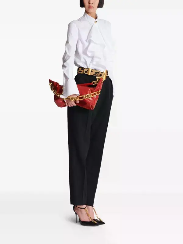 Balmain Medium Sync Shoulder Bag - Red