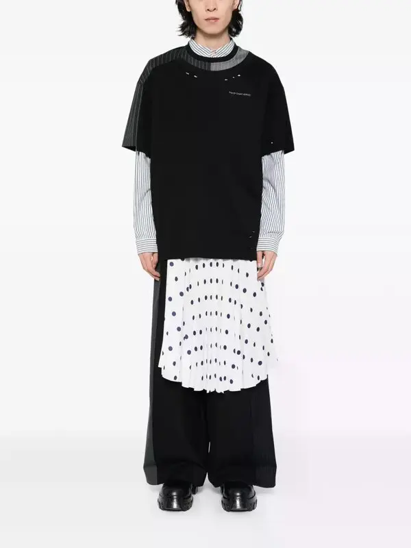 EGONLAB Printed Pleated Skirt