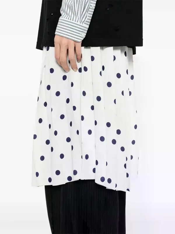 EGONLAB Printed Pleated Skirt