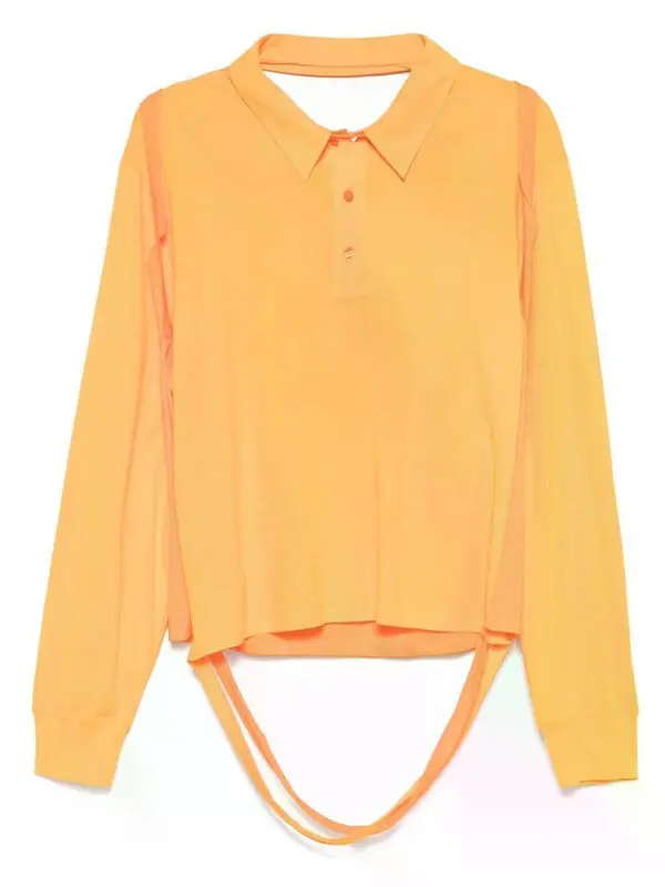 Eckhaus Latta Deconstructed Polo Shirt