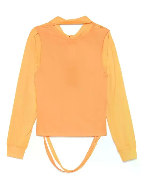 Eckhaus Latta Deconstructed Polo Shirt