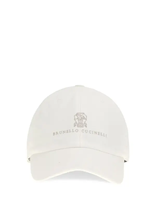 Brunello Cucinelli Baseball Cap - White
