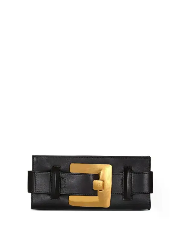 Balmain Anthem Clutch Bag - Black