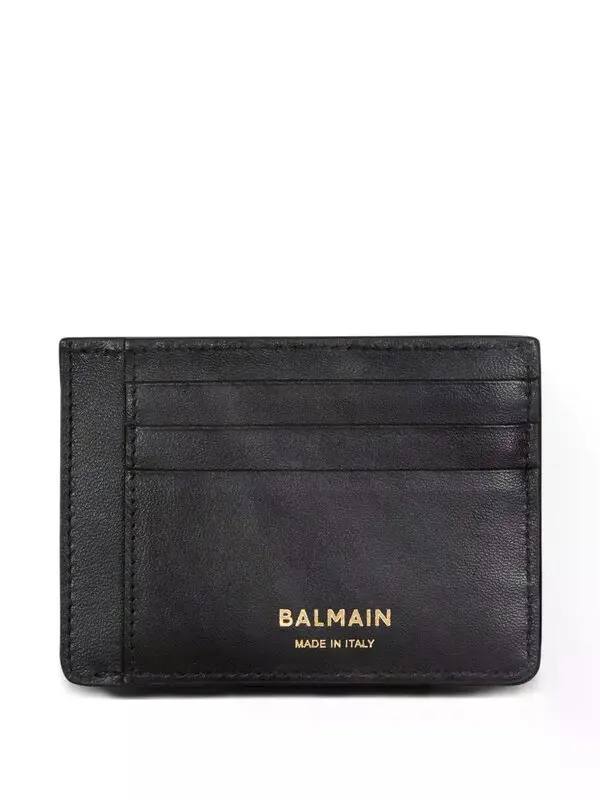 Balmain Anthem Card Holder - Black
