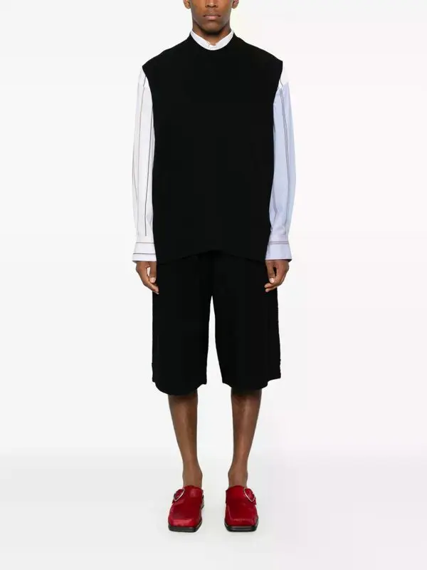 Issey Miyake Cotton Shorts - Black
