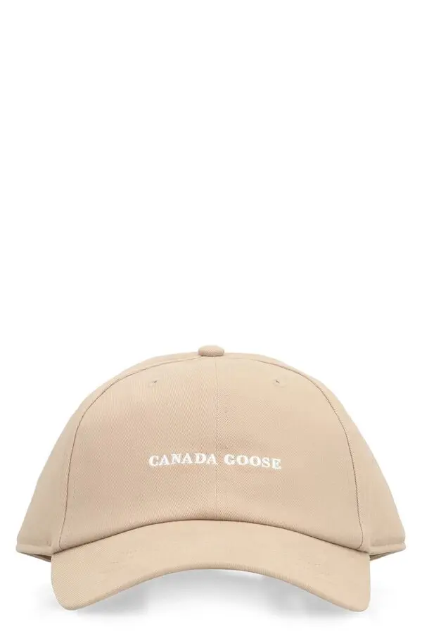Canada Goose Logo Baseball Cap - Beige