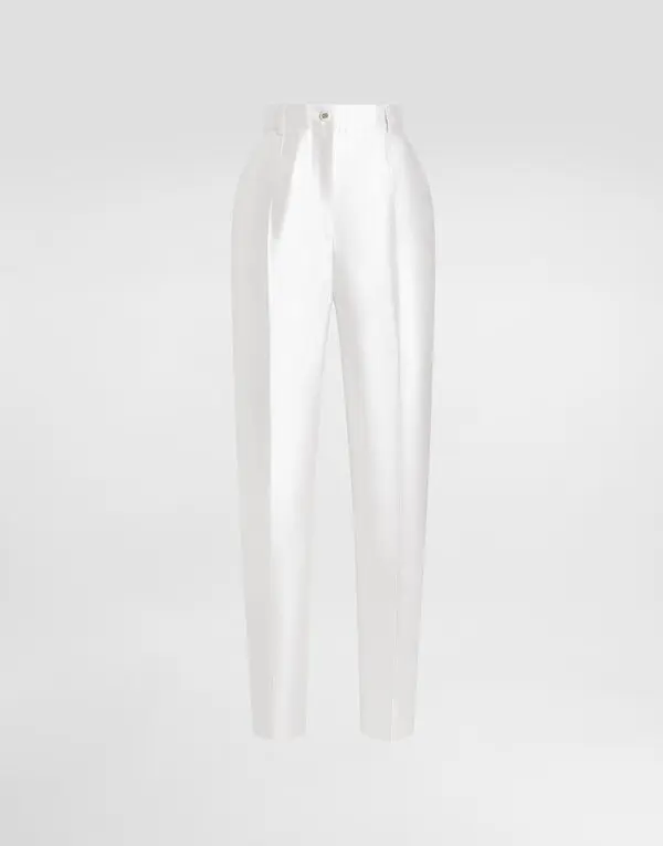 Dolce & Gabbana Silk Cigarette Trousers