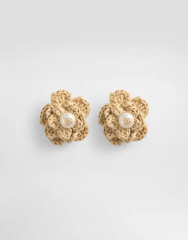 Dolce & Gabbana Flower Clip-on Earrings - Gold