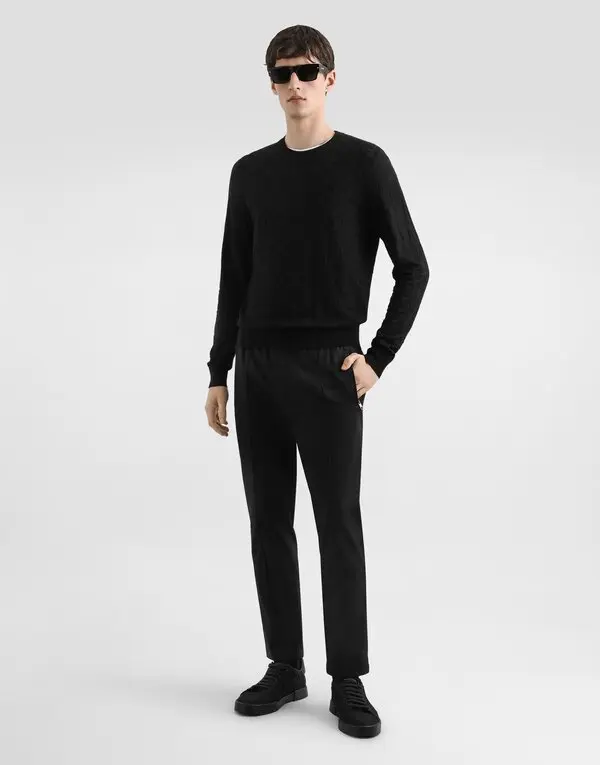Dolce & Gabbana Silk Crewneck Pullover