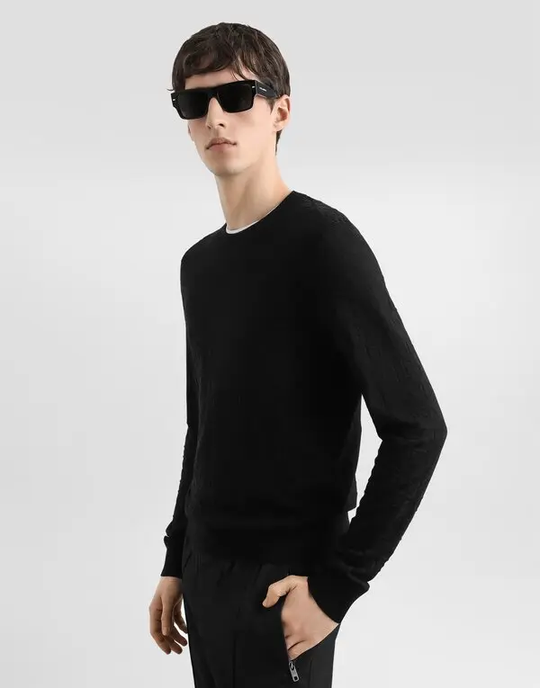 Dolce & Gabbana Silk Crewneck Pullover