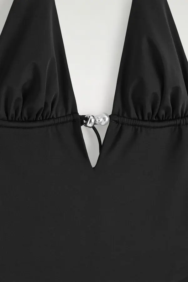 Cos Embellished Plunge-neck Swimsuit