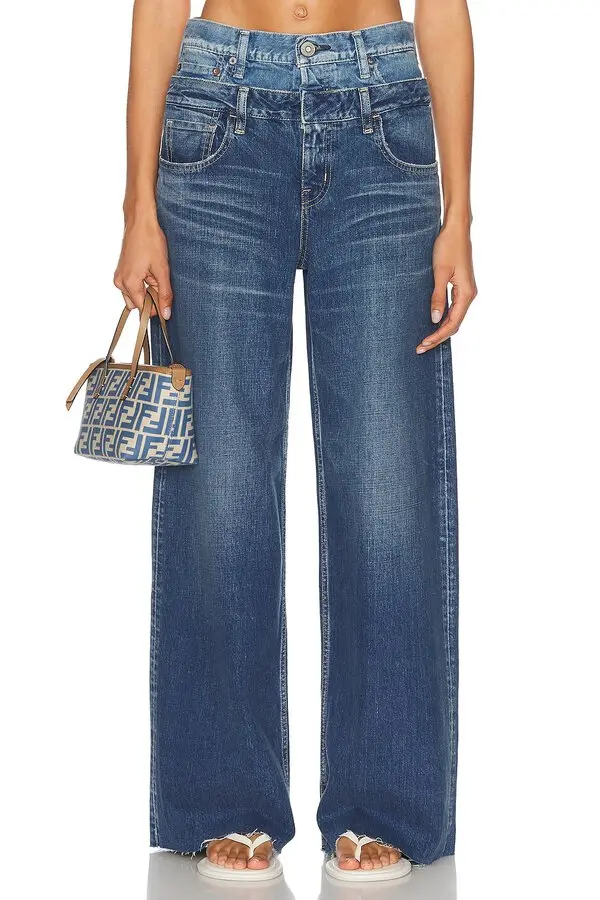 Moussy Vintage Bogota Double Belt Jeans