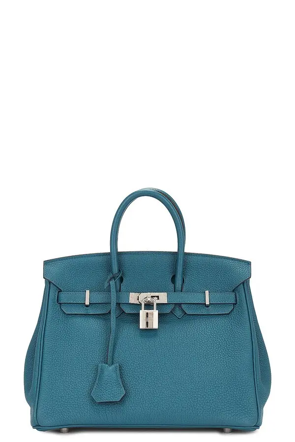 Hermès Clemence Birkin 25 Handbag - Colvert