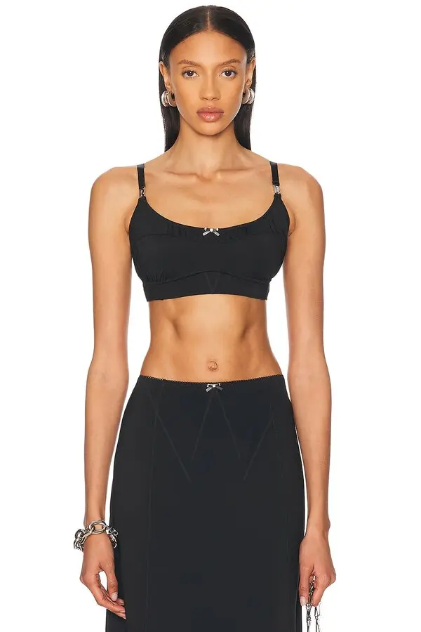 Rabanne Bralette Top - Black