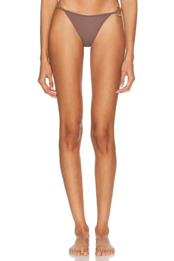 TROPIC OF C Orb Luna Bikini Bottom - Driftwood