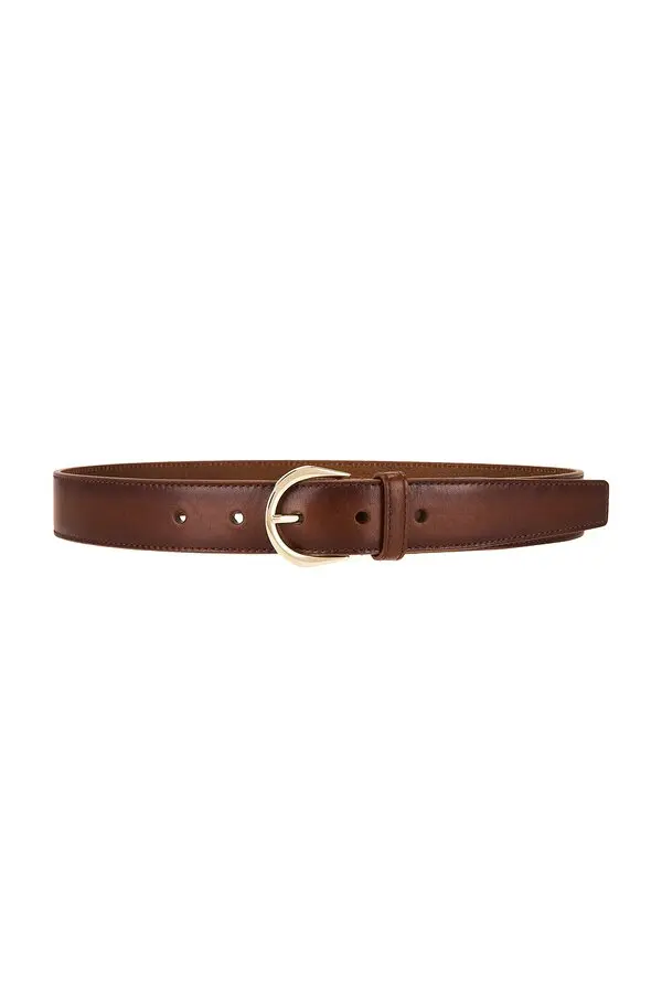 Saint Laurent Ceinture Croissant De Lune Belt - Dark Wet Clay
