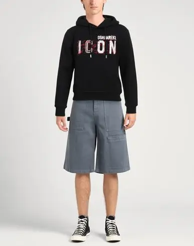 Dsquared2 Cotton Blend Hoodie - Black